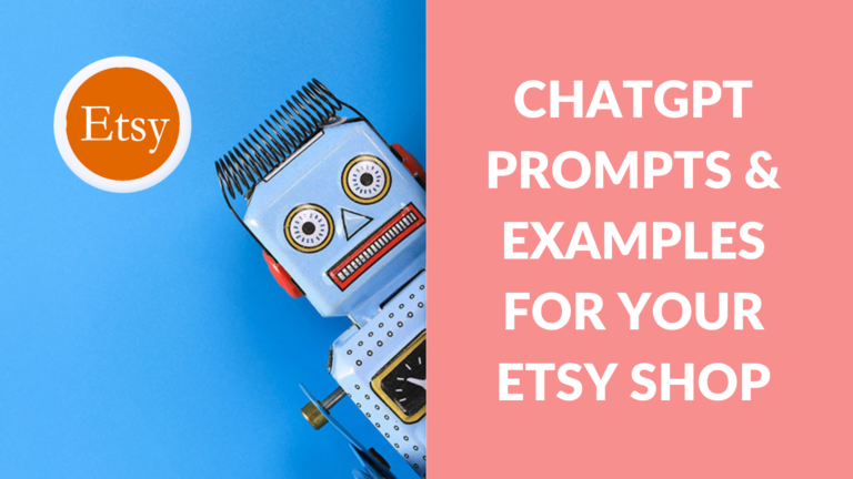 Boost Etsy Sales: ChatGPT Prompts