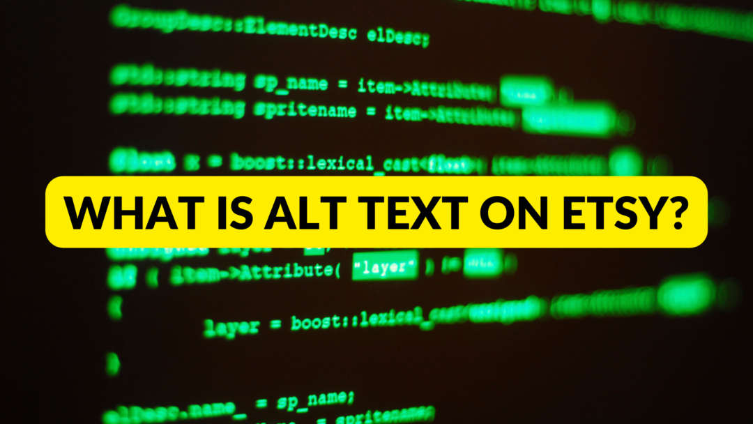 What is Alt Text on Etsy? - Thrive on Etsy