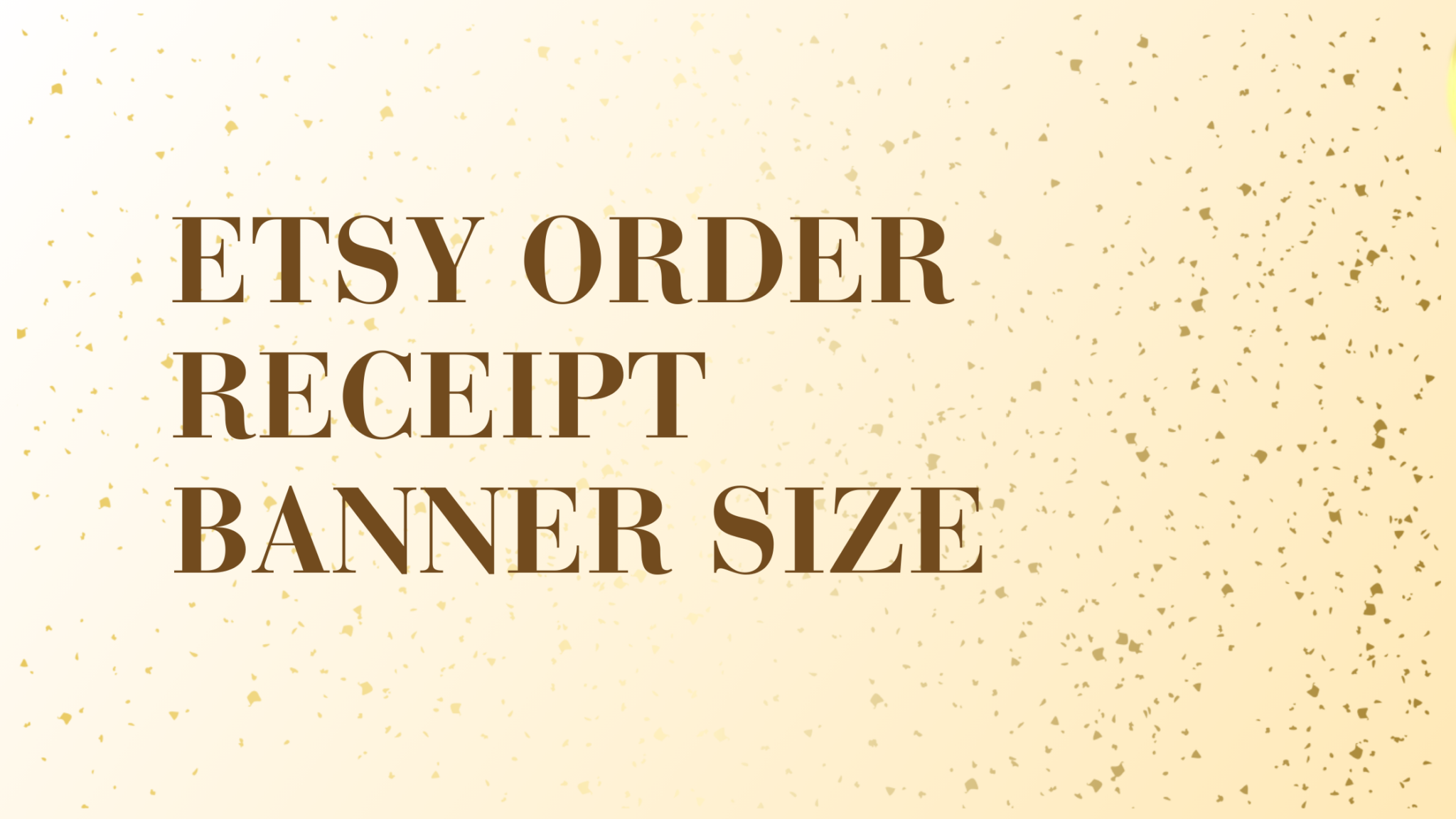 Etsy Order Receipt Banner Example – Thrive on Etsy